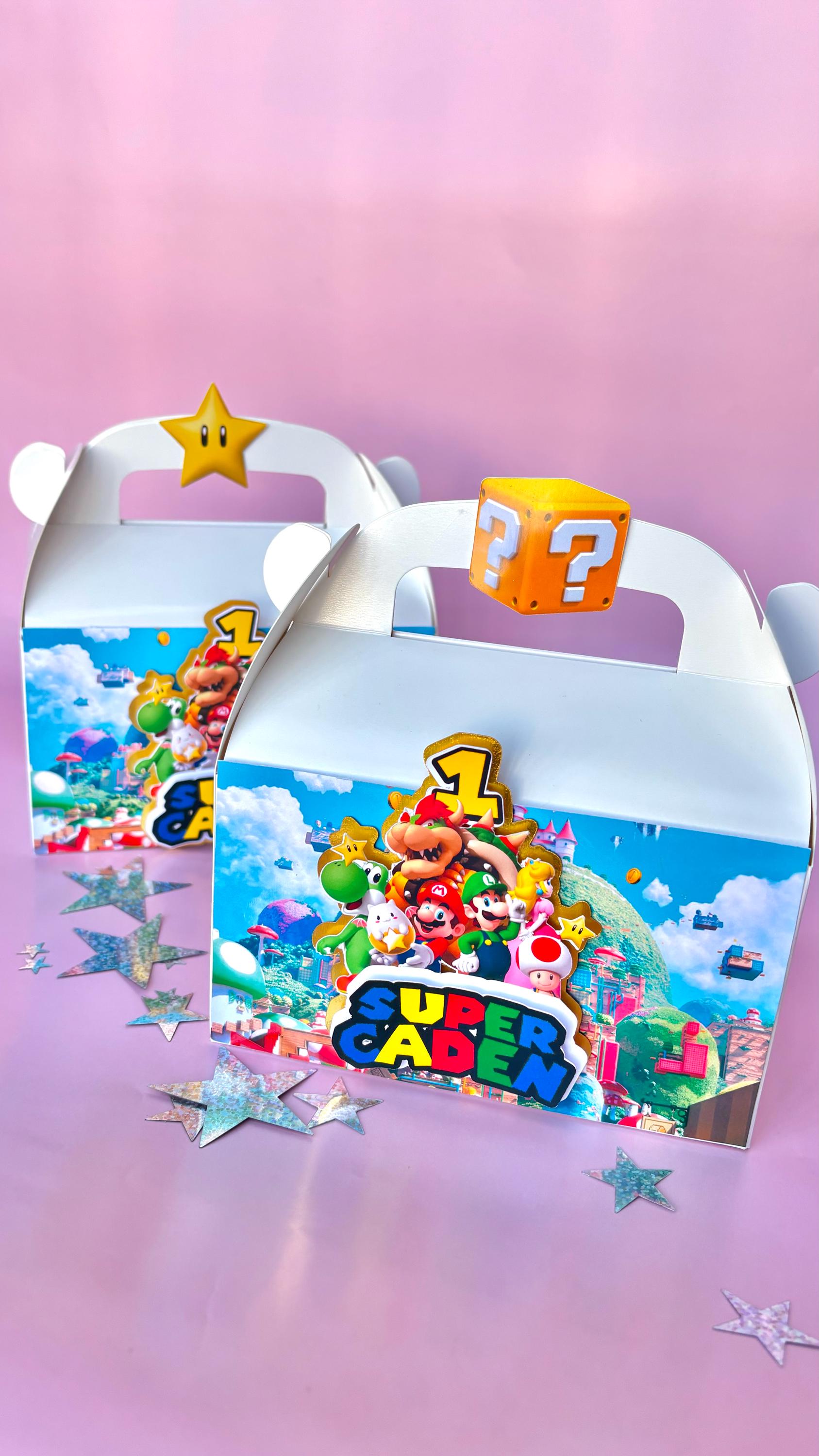 Custom Mario Gable Box Fun Party Favor for Kids Birthdays - Etsy