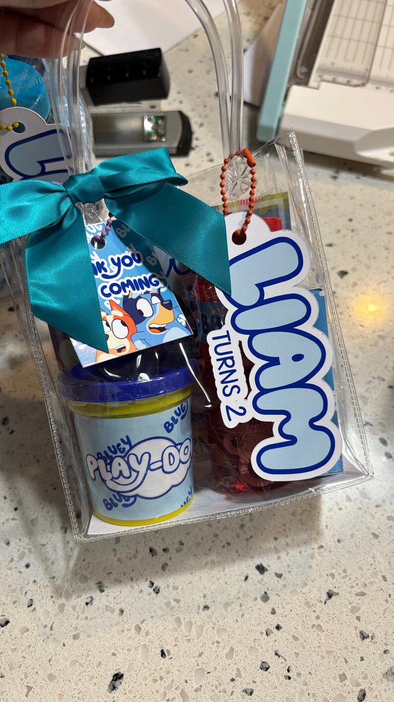 Bluey Goodie Bag Set - Fun Party Favors With Crayons, Coloring Book ...