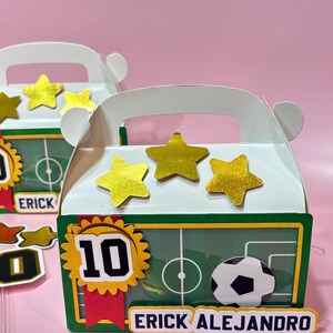 Soccer Gable Box – Perfect Party Favor, Birthday Decorations or Gift ...