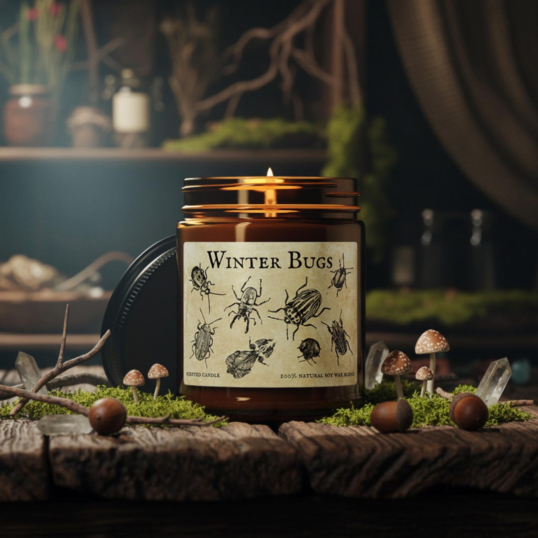 Winter Bugs Scented Soy Wax Candle 4oz, 9oz - Etsy