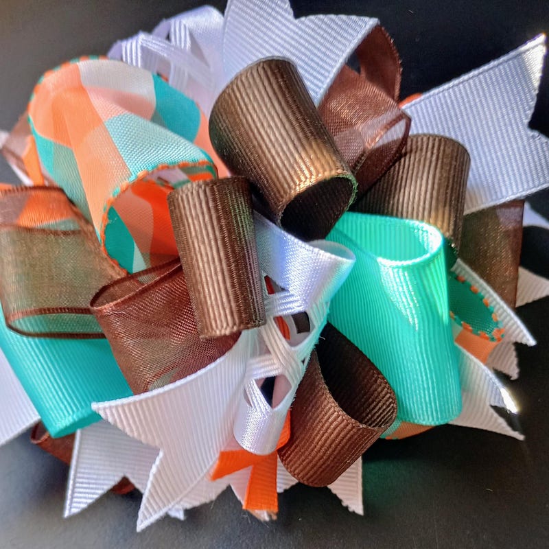 Funky Loopy Hair Bow - Etsy