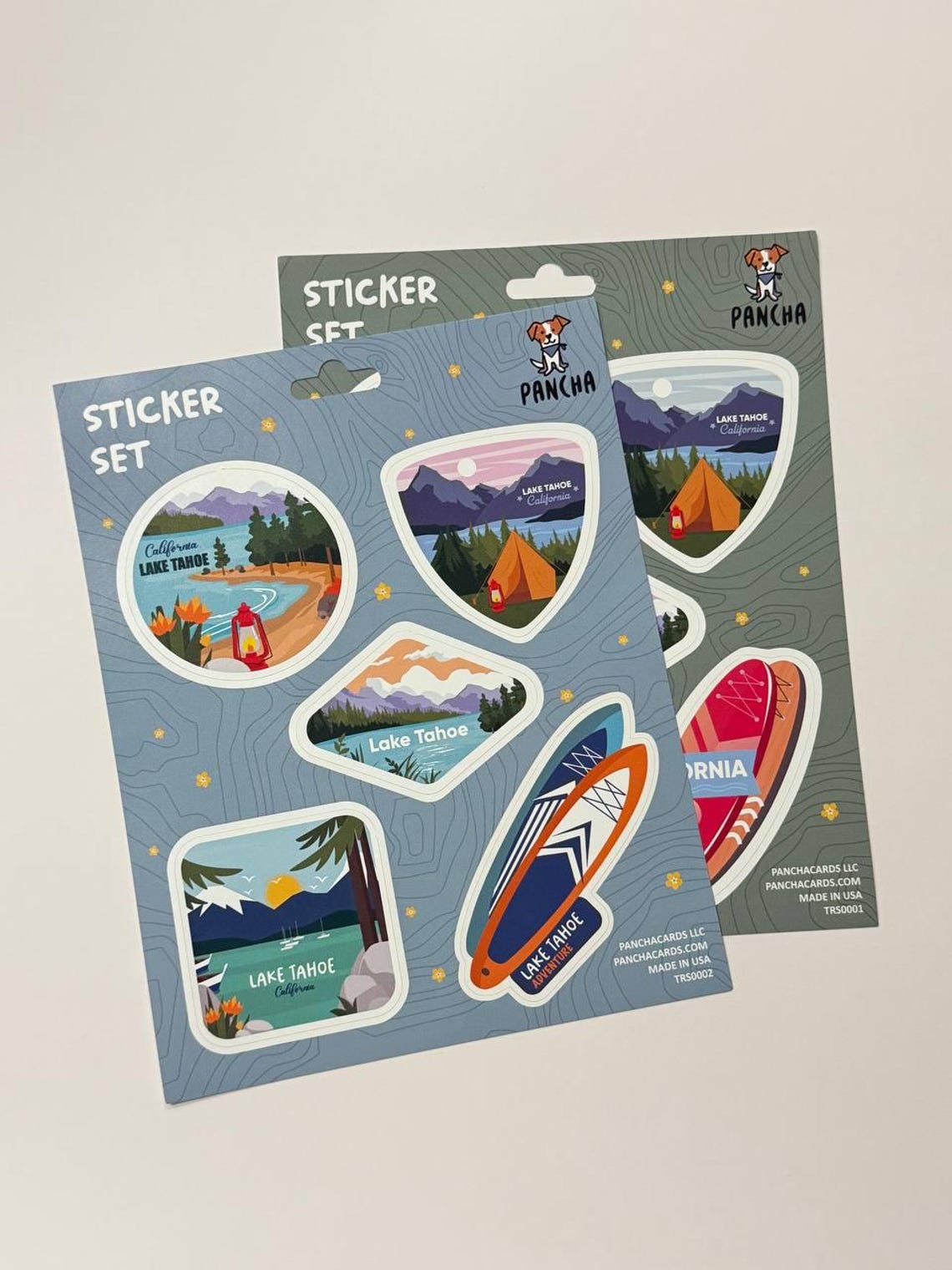 Lake Tahoe Sticker Set – California Nature, Vinyl Die Cut Decal ...