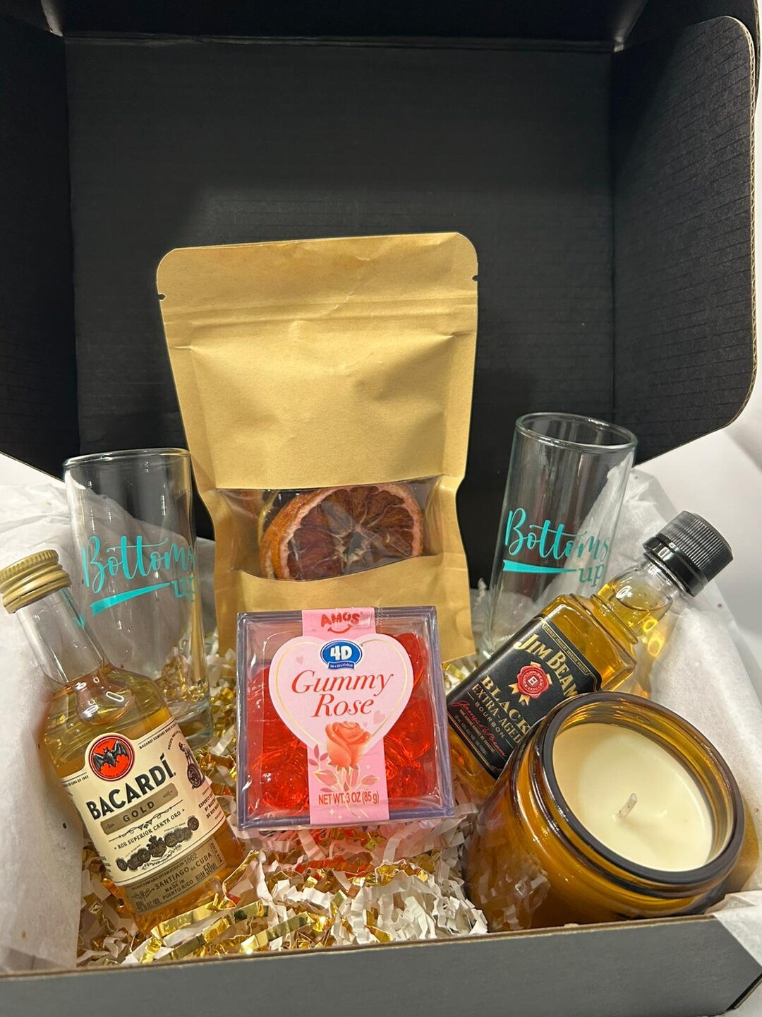 Golden Glow Gift Box | Luxury Liquor Duo | Shot Glasses Set| Couples ...