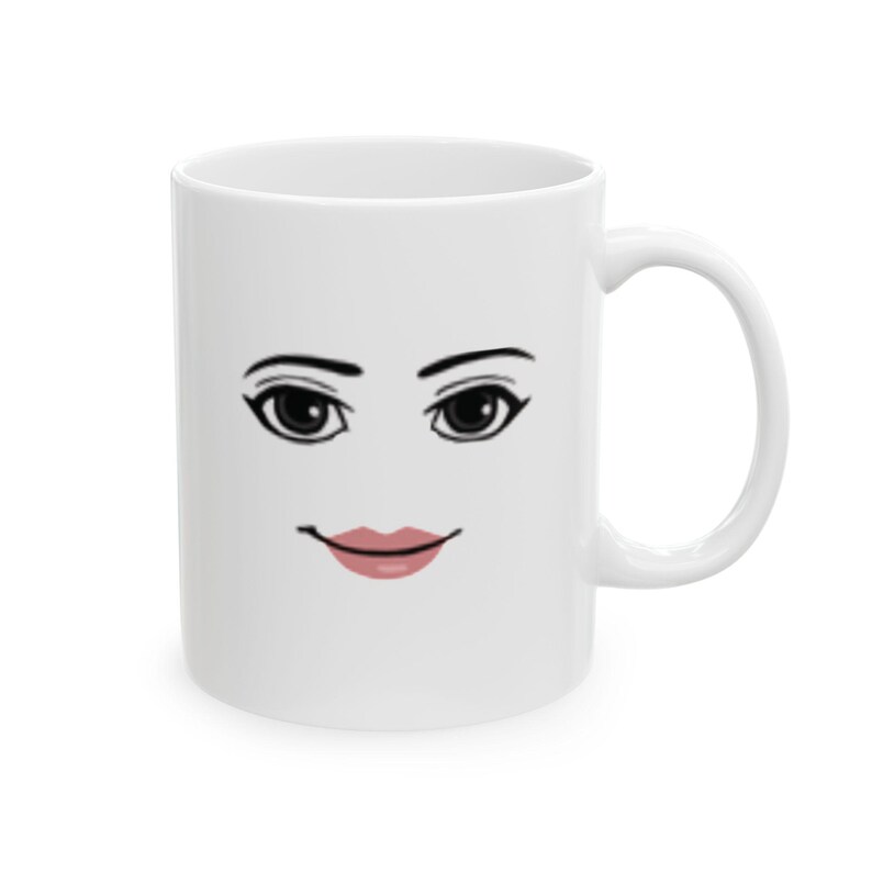 Roblox Girl Face Mug - Etsy