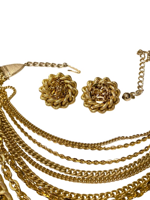 Vintage West Germany Gold Plated Aluminum Festoon Mul… - Gem