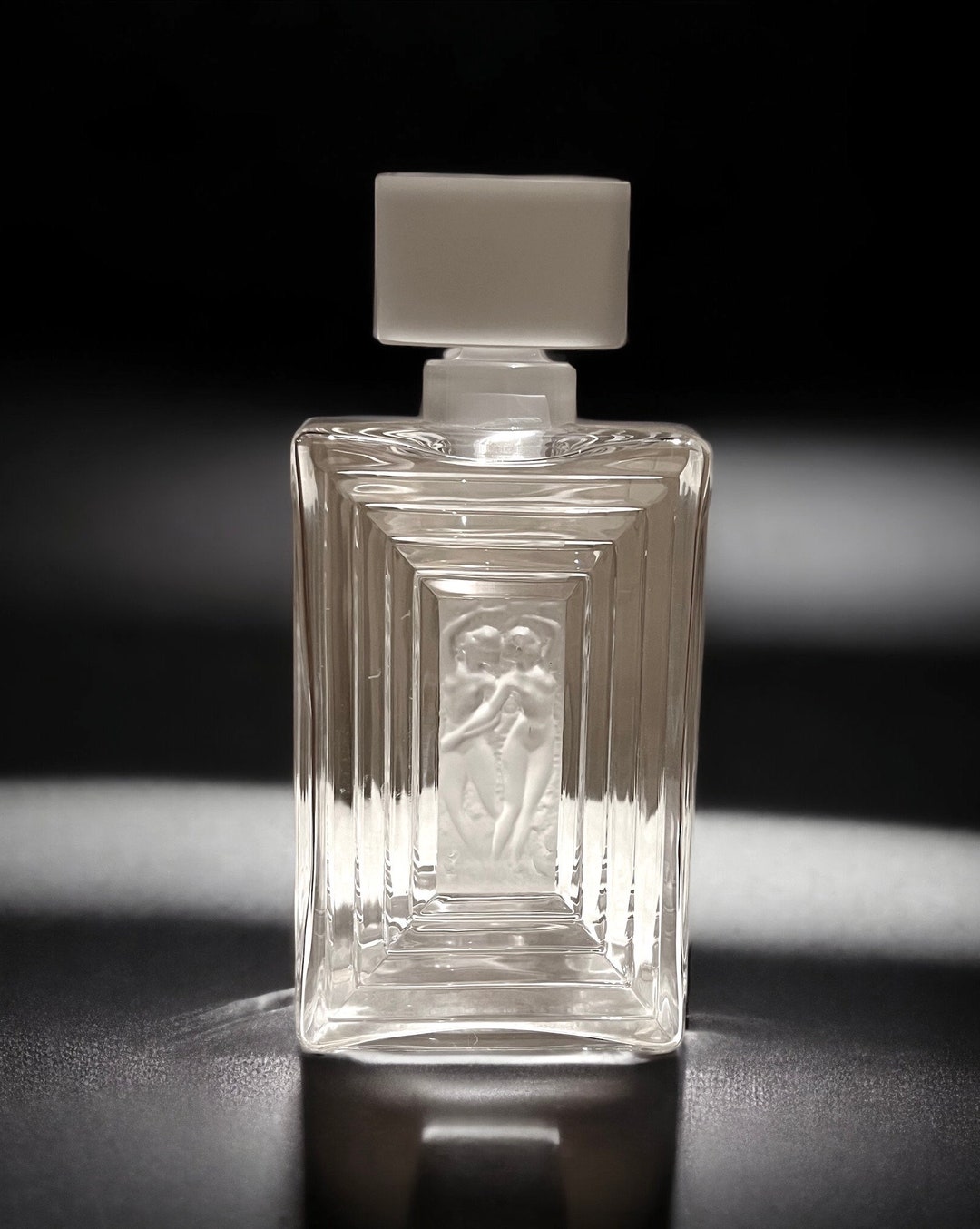 Vintage Crystal Lalique Duncan No 3 Perfume Bottle 8”’tall Lalique ...