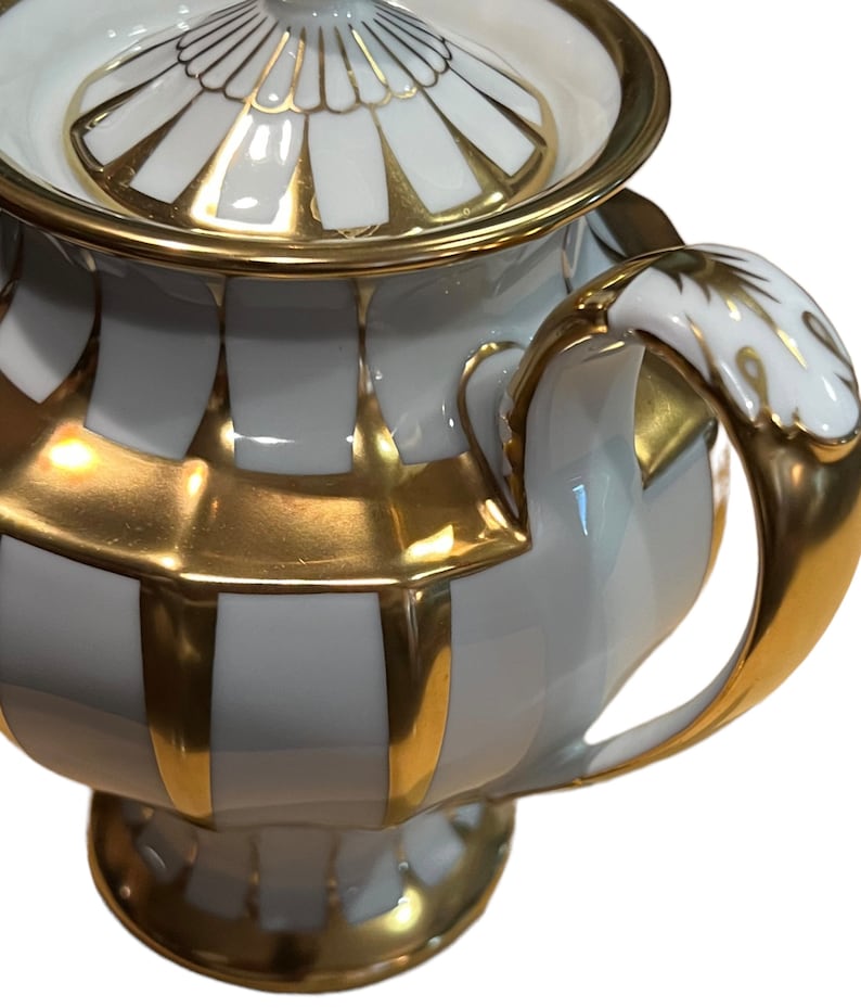 Regal German Furstenberg Grecque Athena Heavy Gold Gild Porcelain Tea ...