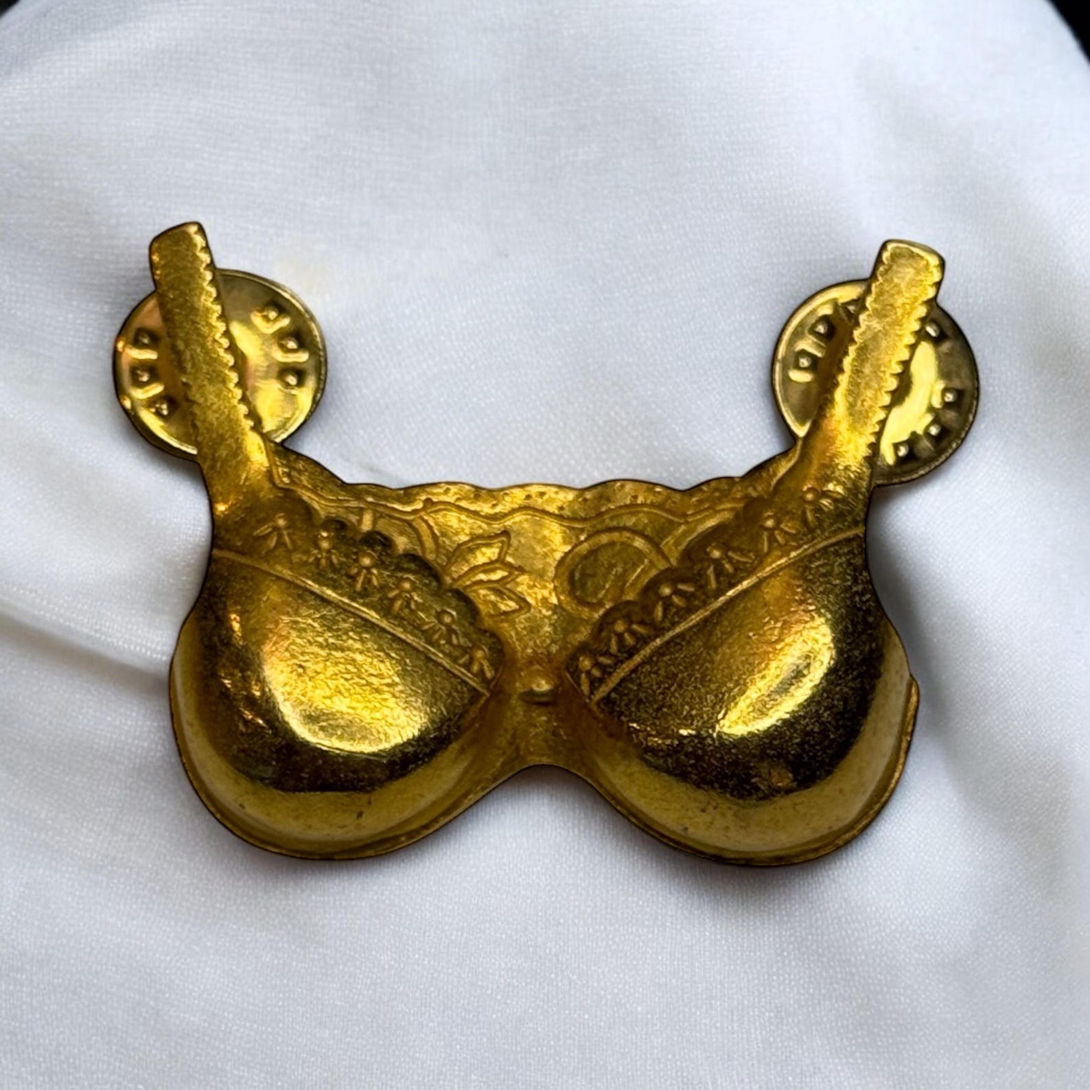 Vintage Avon Gold Plated Bra Breast Cancer Awareness Pin Brooch - Etsy