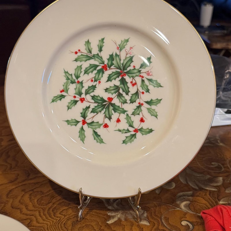 Lenox Salad Plate Holiday - Etsy