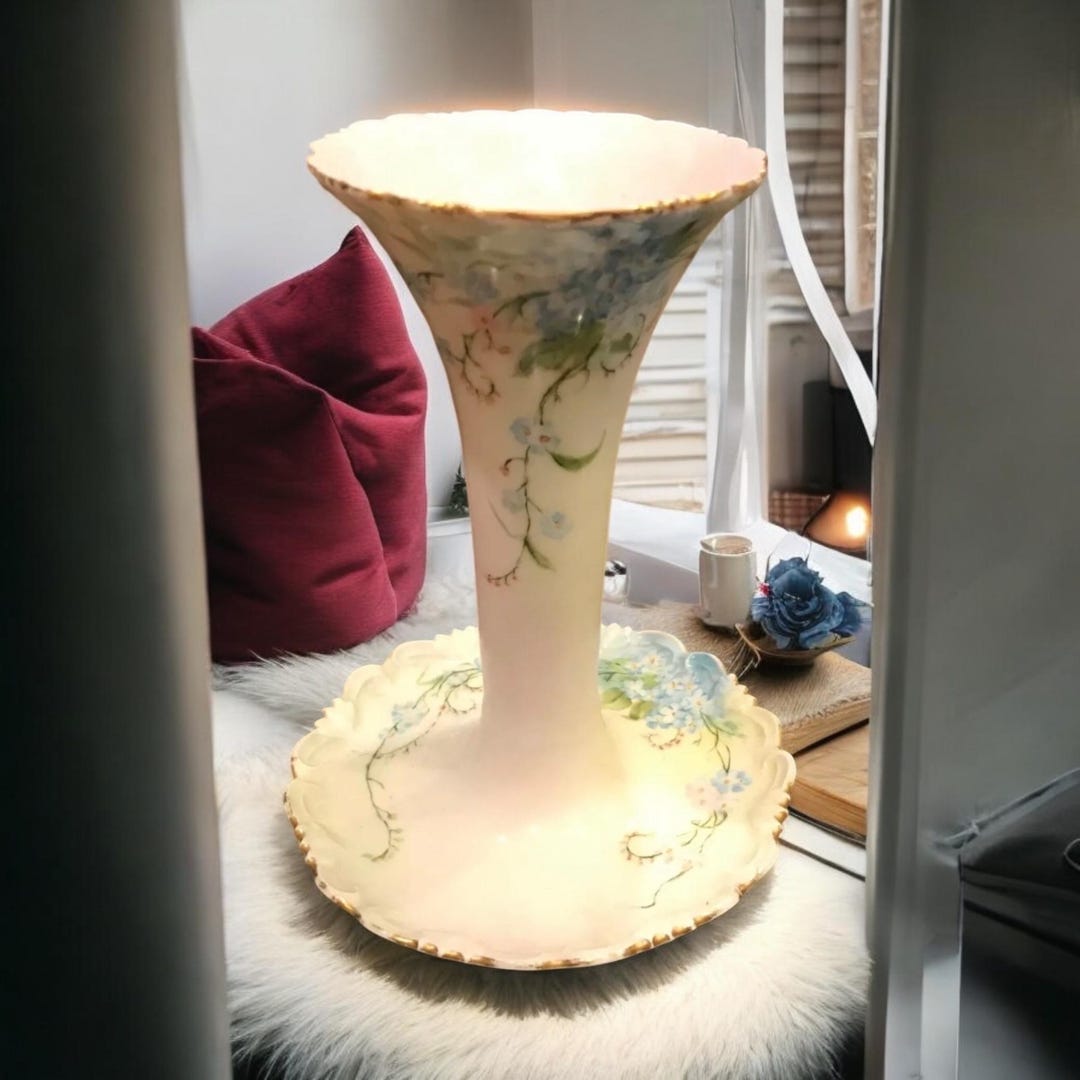 Vintage Thun TK VIENNA Trumpet VASE Trinket Base 7 1/4” - Etsy