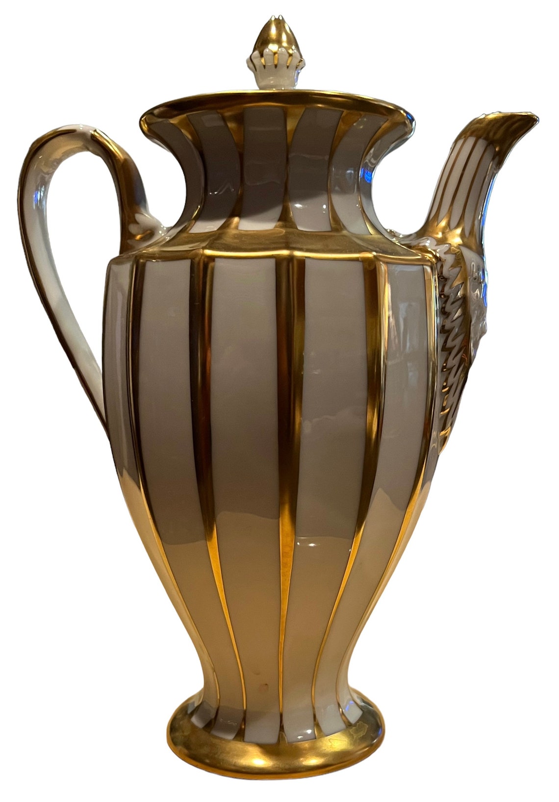 Regal German Furstenberg Grecque Athena Heavy Gold Gild Porcelain ...