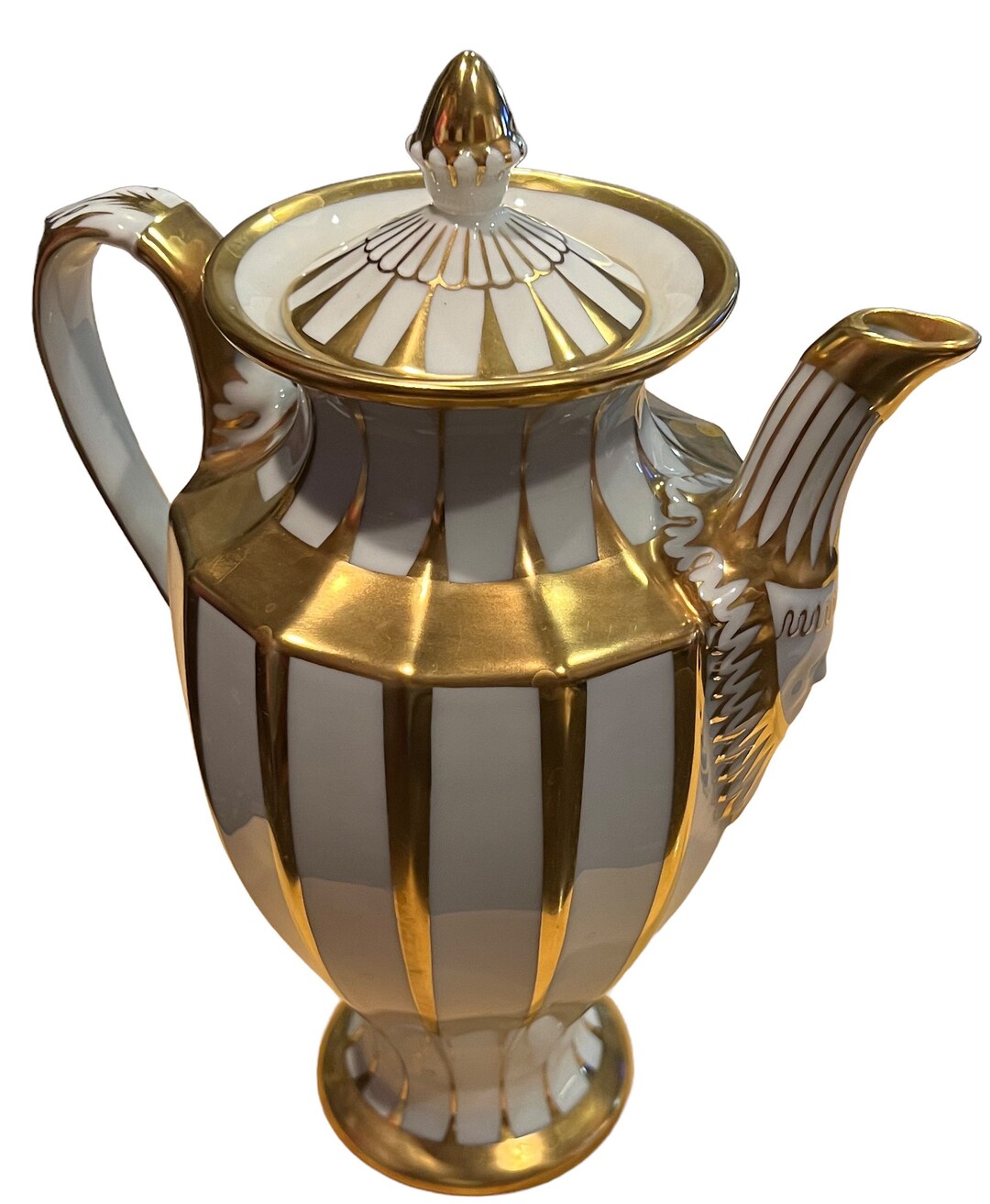 Regal German Furstenberg Grecque Athena Heavy Gold Gild Porcelain ...