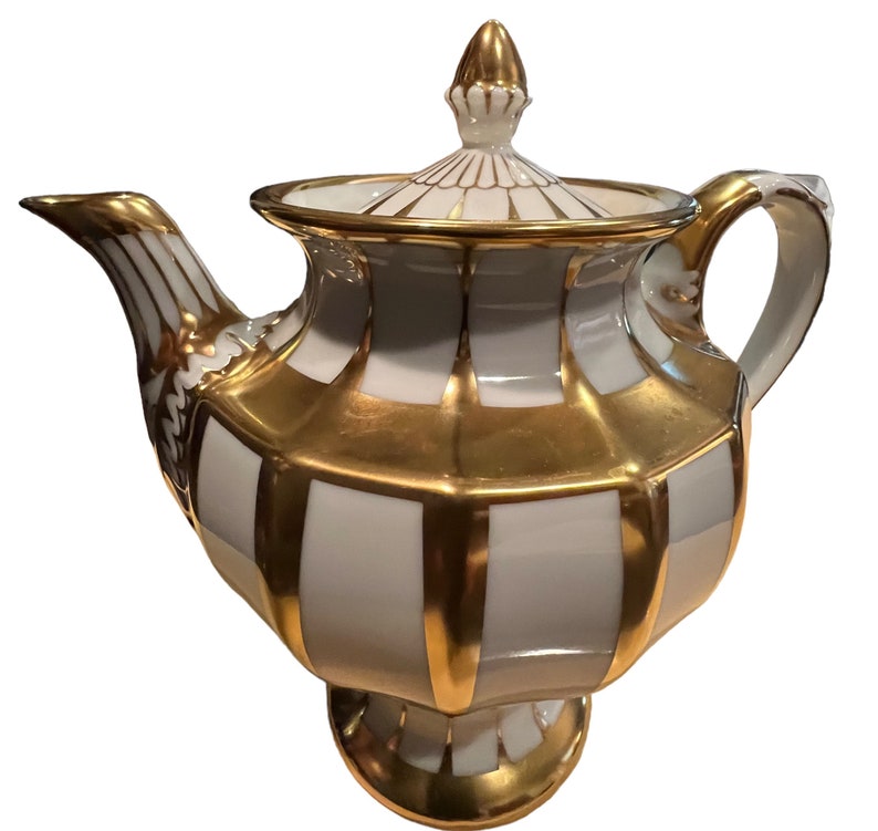 Regal German Furstenberg Grecque Athena Heavy Gold Gild Porcelain Tea ...