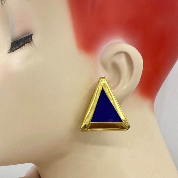 Triangle Earrings - Etsy