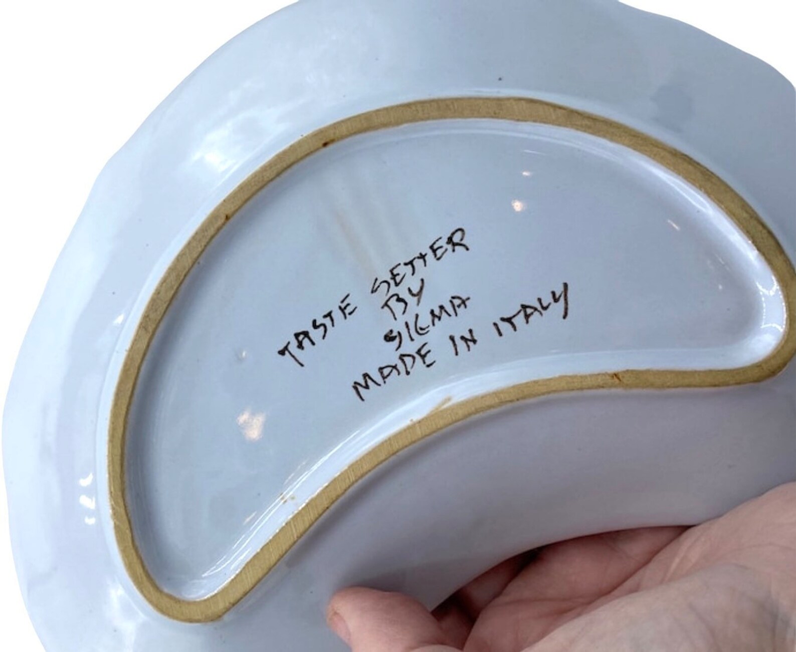 Vtg Sigma Tastesetter Garofano Faenza Italian Pottery Blue Carnation ...