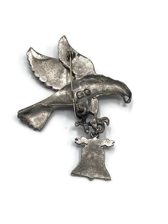 Vintage Fabulous Patriotic Eagle with For Liberty Ena… - Gem