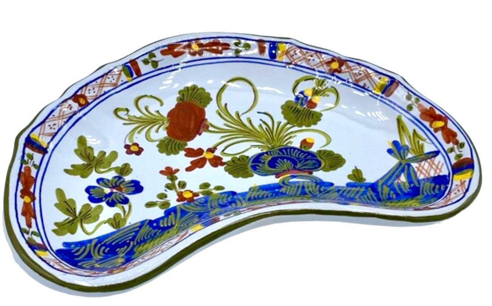 Vtg Sigma Tastesetter Garofano Faenza Italian Pottery Blue Carnation ...