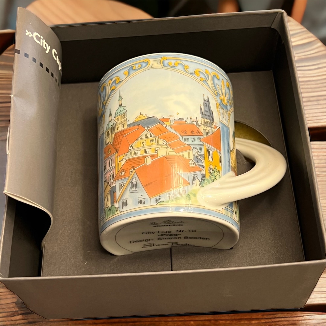 Vintage Rosenthal Studio Line City Cup #18 Prag Sharon Beeden Signed ...