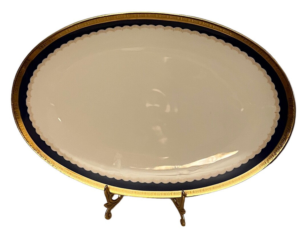 Vintage Winterling Echt Kobalt Scharffeur Winterling Porcelain Serving ...