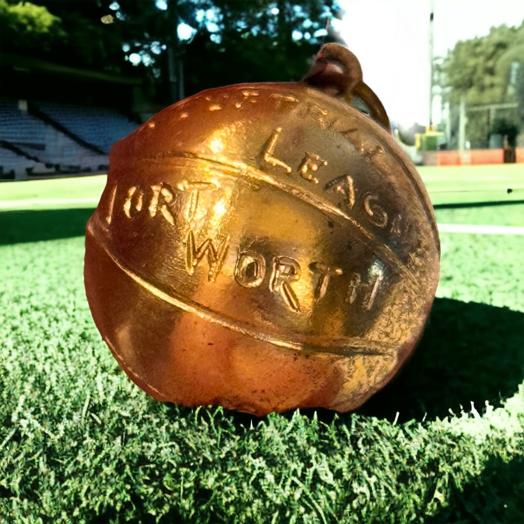 Vintage SS Gold Plated Basketball Baseball Softball Charm Fort Worth ...