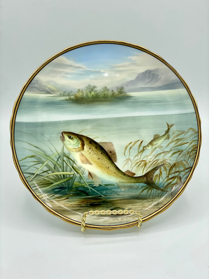 Antique Fabulous George Jones and Sons Crescent Porcelain - Etsy