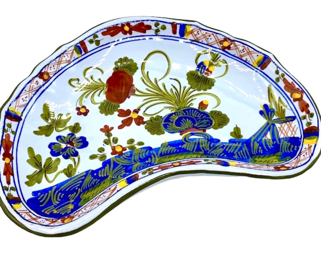 Vtg Sigma Tastesetter Garofano Faenza Italian Pottery Blue Carnation ...