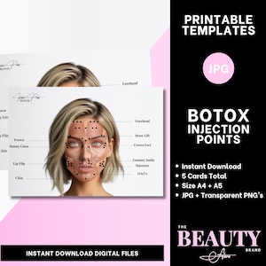 Botox Injection Points, Botox Injectors, Facial Anatomy, Art ...