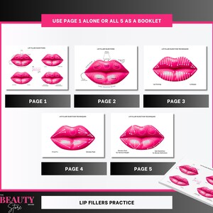 Lip Filler Practice Injection Techniques Template, PDF, JPG ...