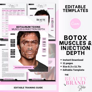 Botox Injection Depth and Muscles, Botulinum Toxins Guide, DIY or ...