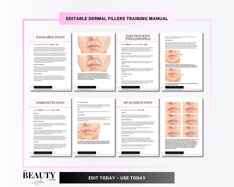 Dermal Fillers Training Manual: Nurse Injector Aesthetics Course ...