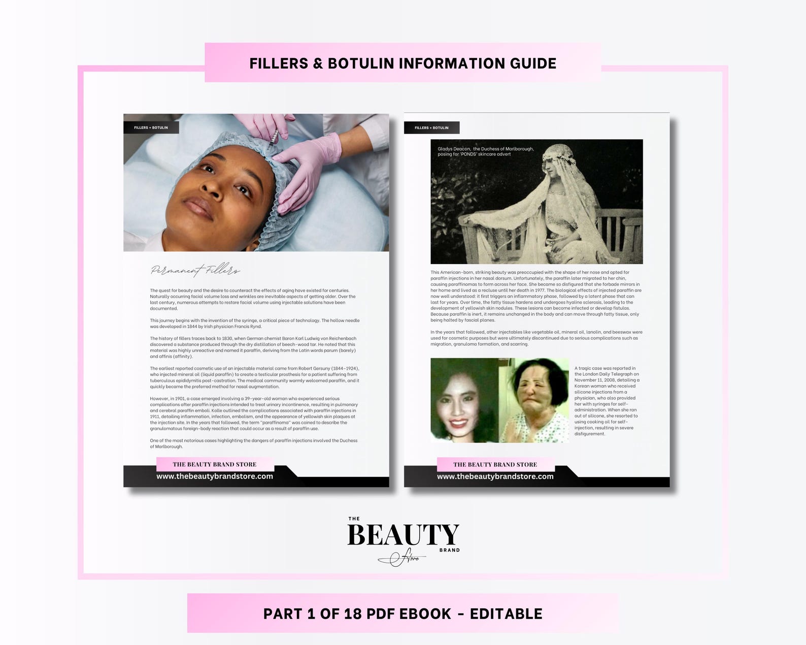 Aesthetics Mini Guide: Dermal Fillers & Botulinum Toxins History ...