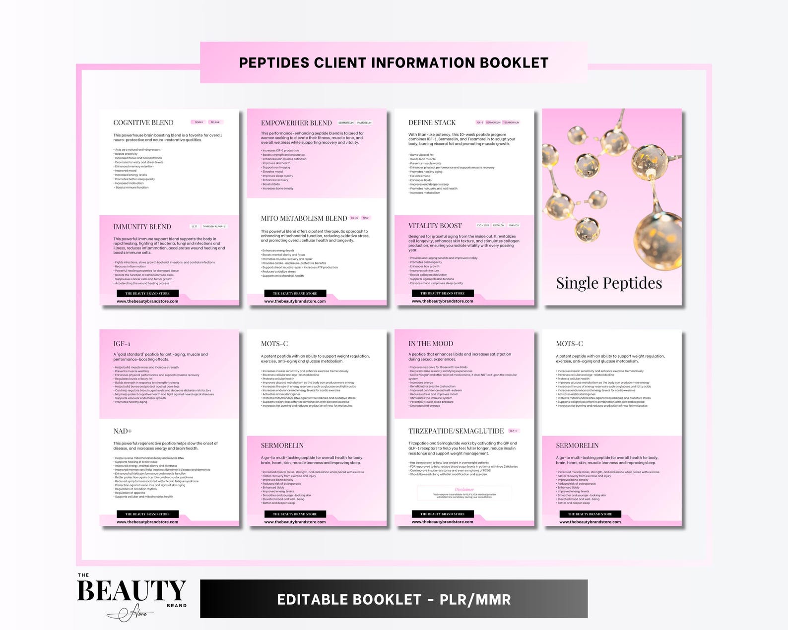 Peptides Therapy Patient Information Booklet, Peptides Patient Guide ...