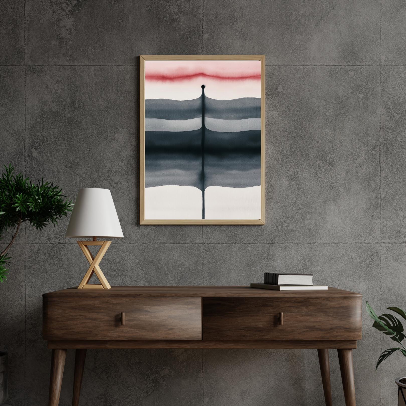 Abstract Wall Art , Minimalistic Art , Symmetrical Wall Art , Modern ...