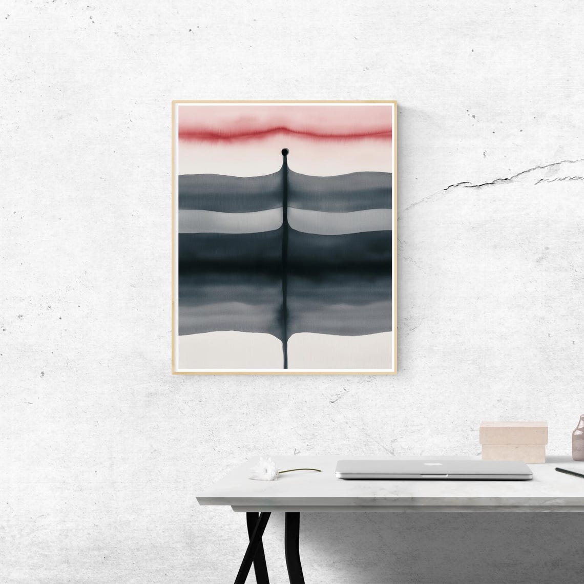 Abstract Wall Art , Minimalistic Art , Symmetrical Wall Art , Modern ...