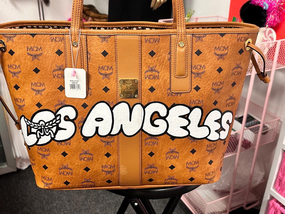 Gorgeous Limited Edition MCM Tote With Pouchette - Etsy