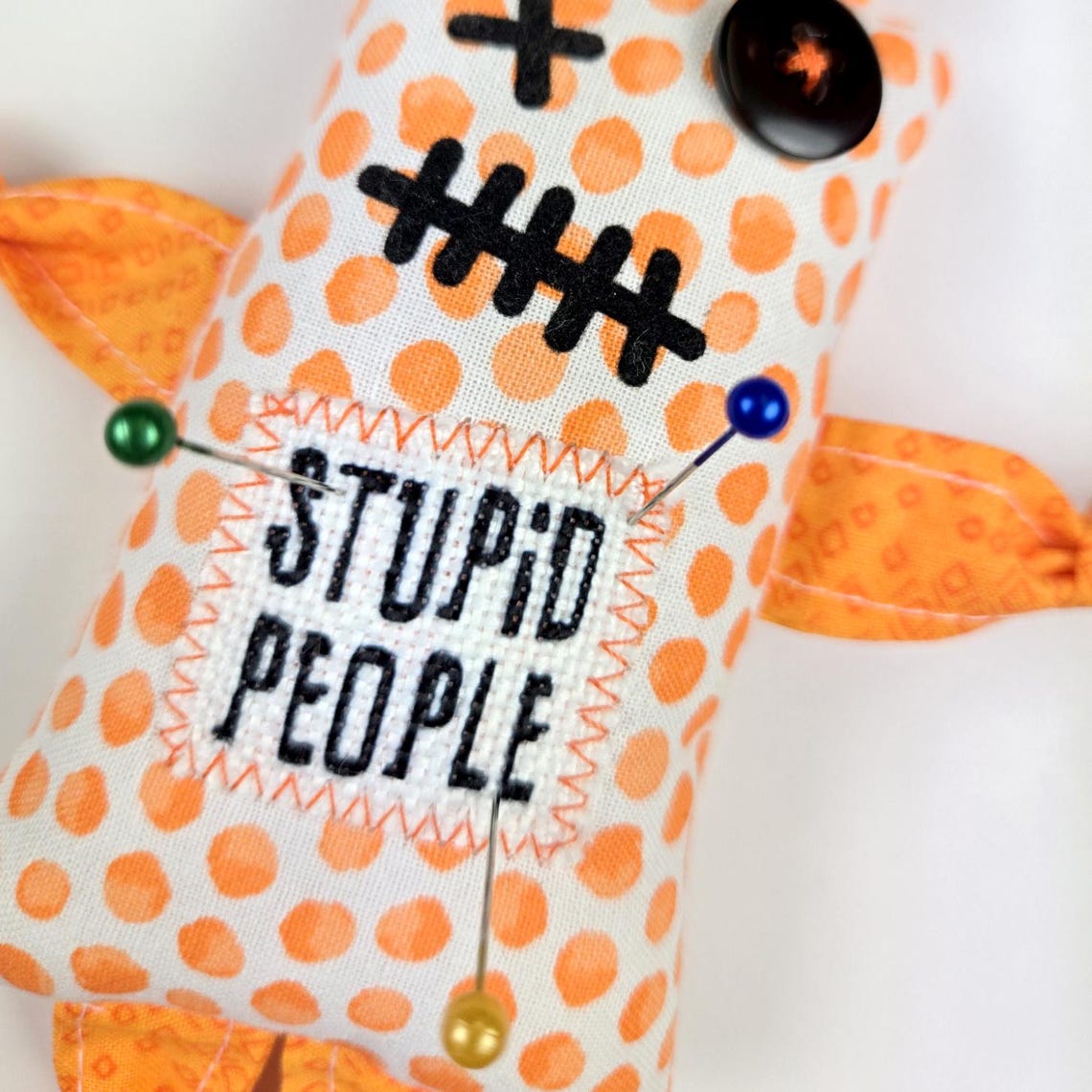 Stupid People Voodoo Doll, Emotional Support Doll, Worry Doll, Dammit ...