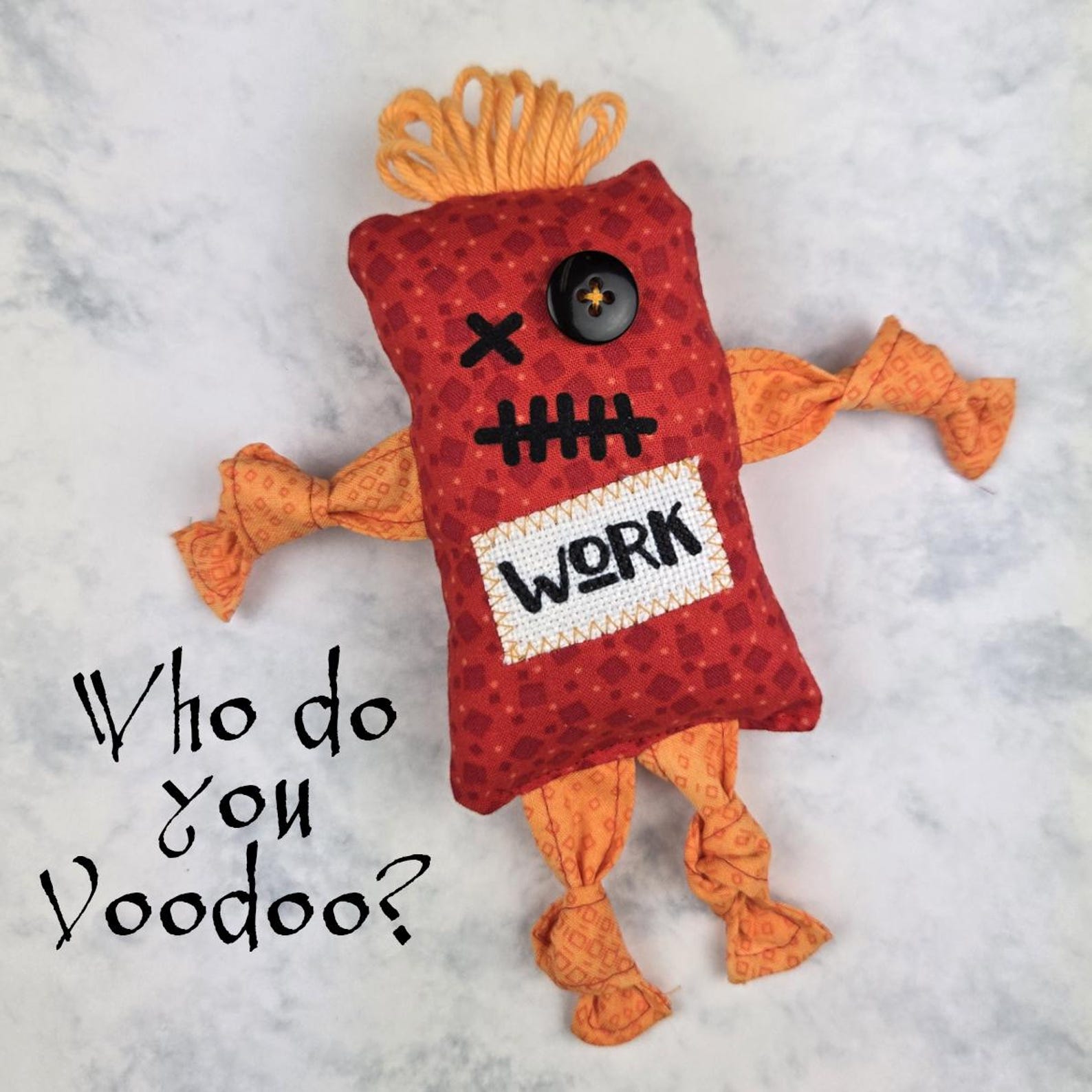 Work Voodoo Doll, Emotional Support Doll, Worry Doll, Dammit Doll ...