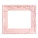 Pink Ornate Frame Farmhouse French Cottage Frame, Vintage Style Pink ...