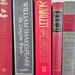 Red Antique Books, Decor Books by Color, Shakespeare Dickens, Vintage ...