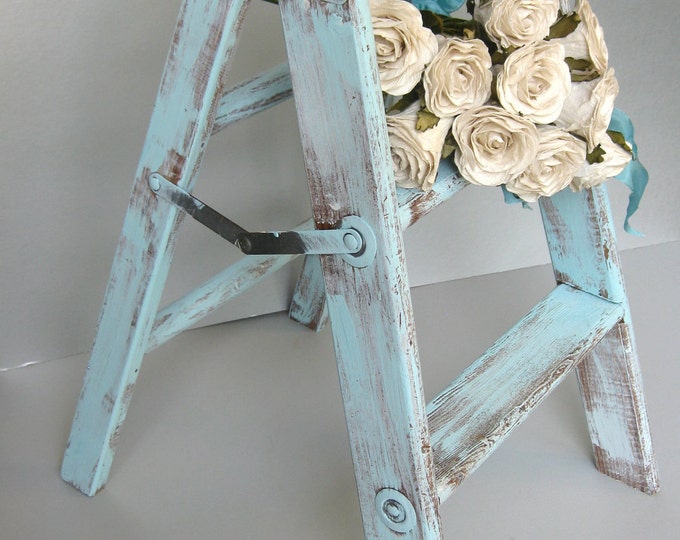 Vintage Shabby French Step Stool - Etsy