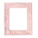 Pink Ornate Frame Farmhouse French Cottage Frame, Vintage Style Pink ...