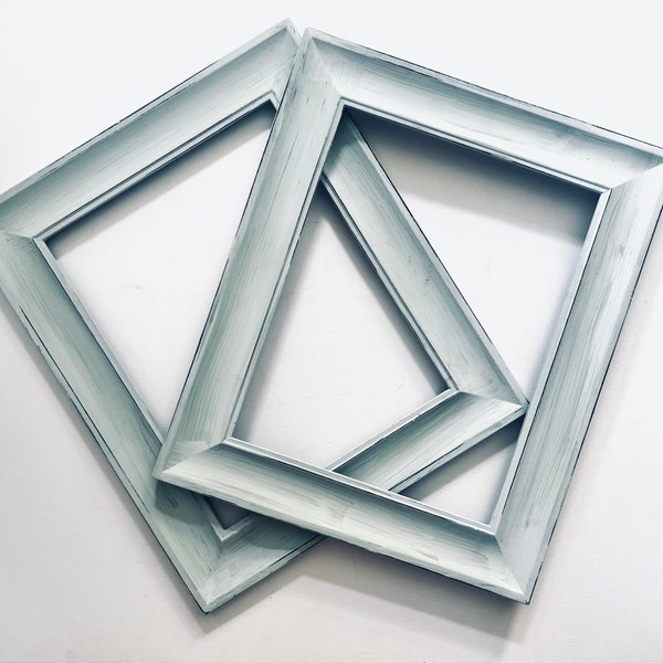 Aqua Farmhouse Picture Frames - Etsy