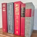 Red Antique Books, Decor Books by Color, Shakespeare Dickens, Vintage ...