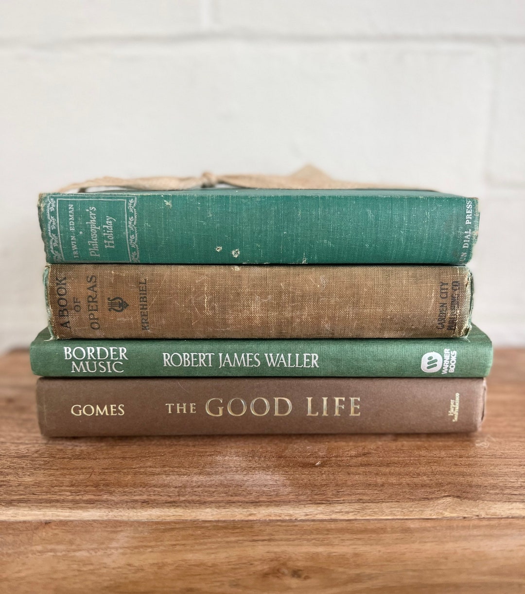 Antique Books, Collector Books, Farmhouse Books, Vintage Green Books ...