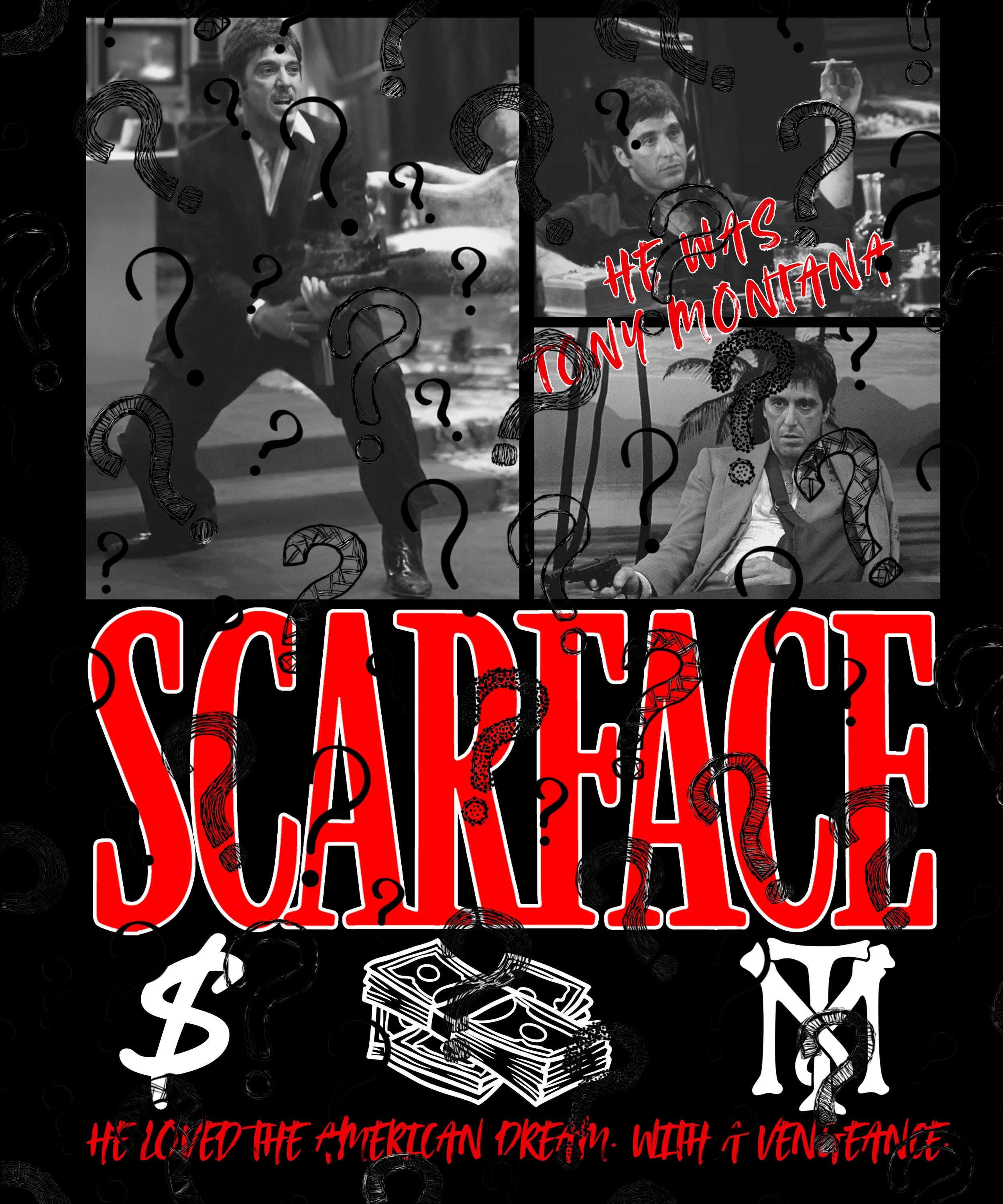 Scarface 2 PNG Transparent Background - Etsy