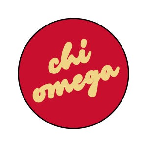 Chi Omega Sorority Button: Officially Licensed Pin Badge - Etsy