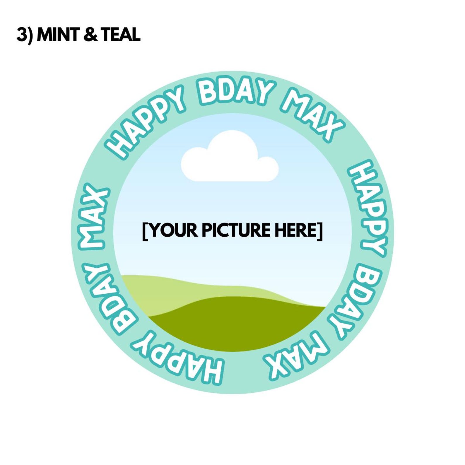 Custom Picture Birthday Buttons | Personalized 3" Photo Pins | Party ...