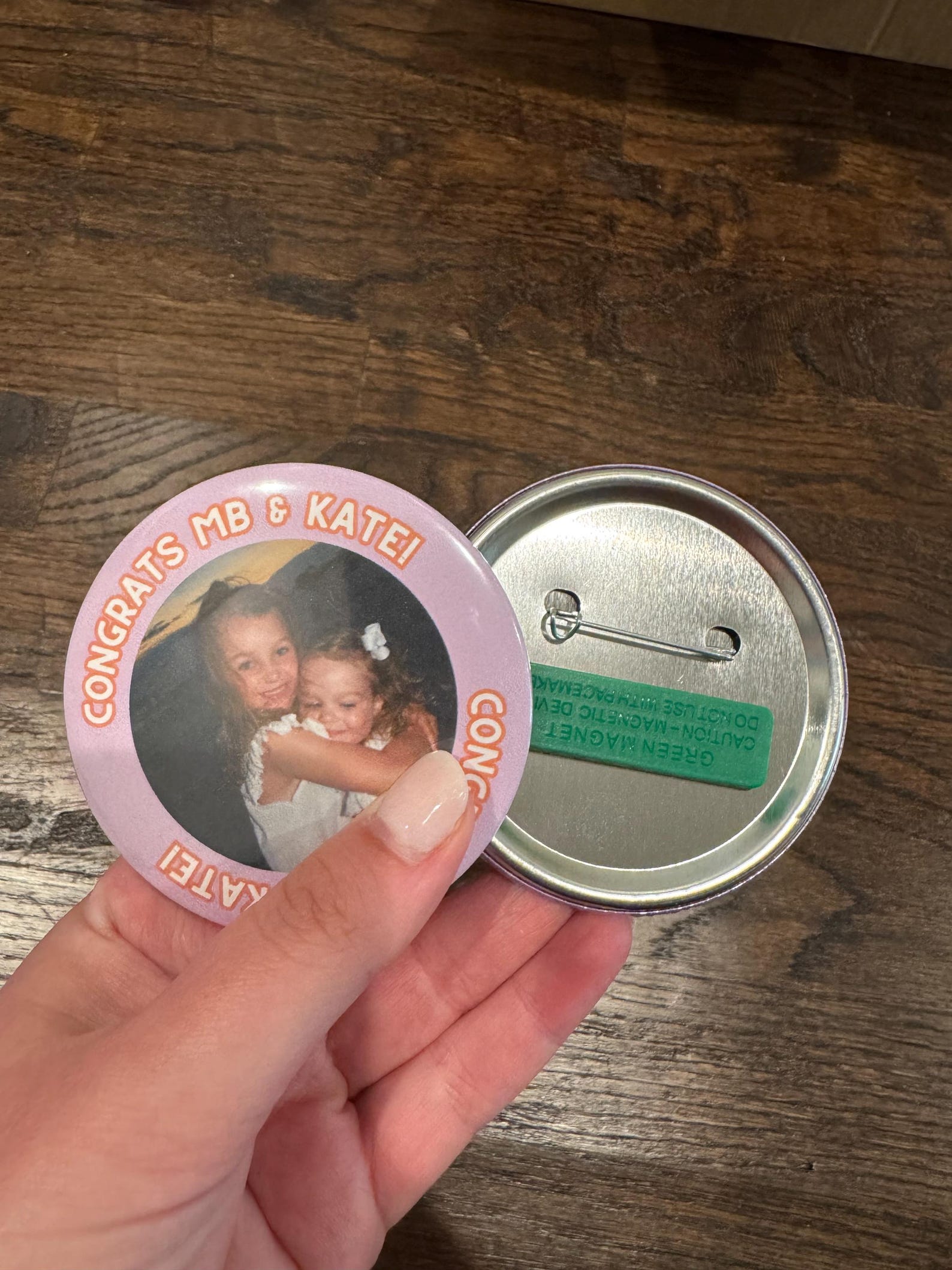 Custom Picture Birthday Buttons | Personalized 3" Photo Pins | Party ...