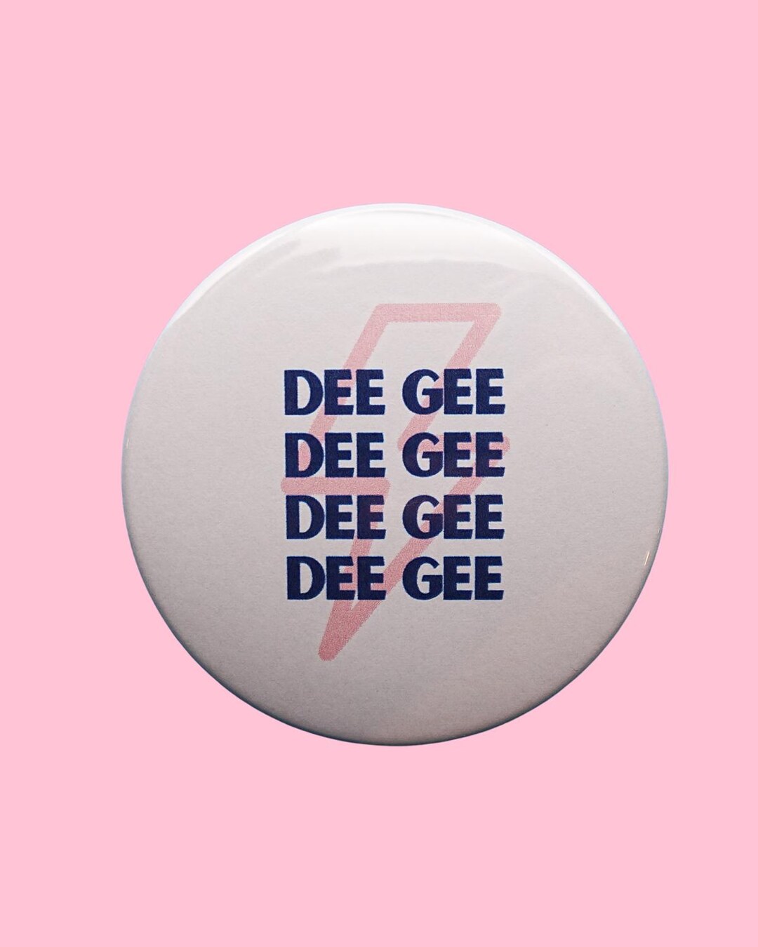 Delta Gamma Lightning Bolt Button: Sorority Pin Badge - Etsy