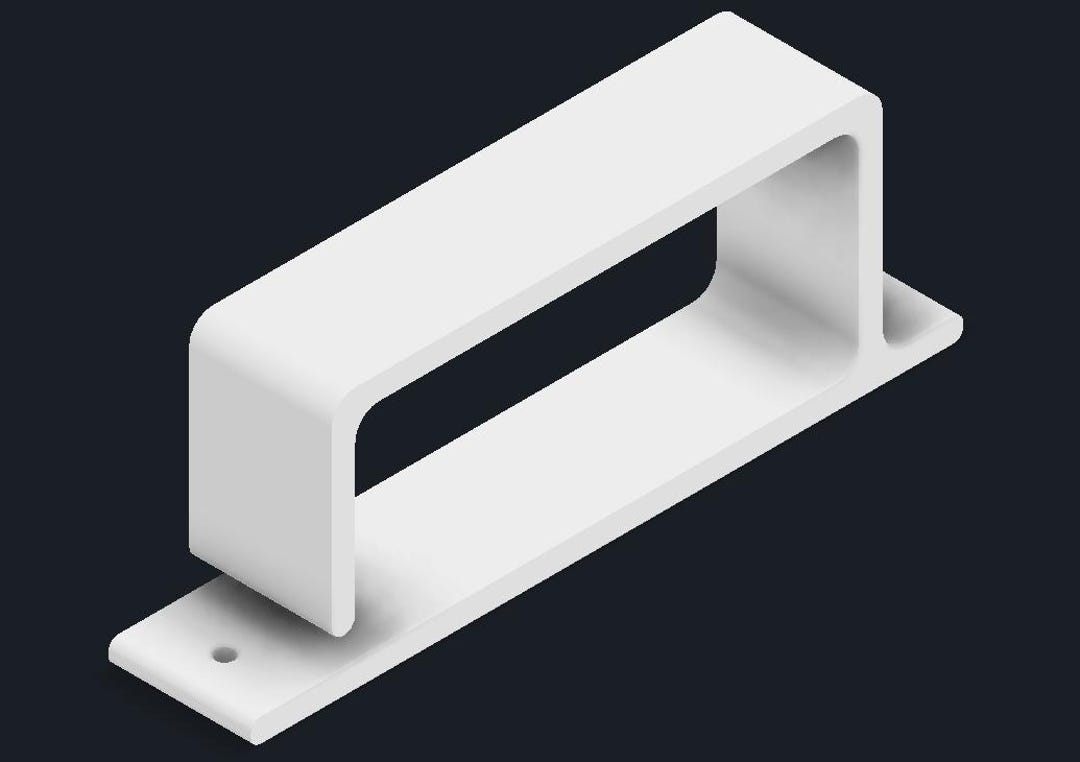 3D Print Cable Management Mount STL File Sleek Under Desk Organizer for ...